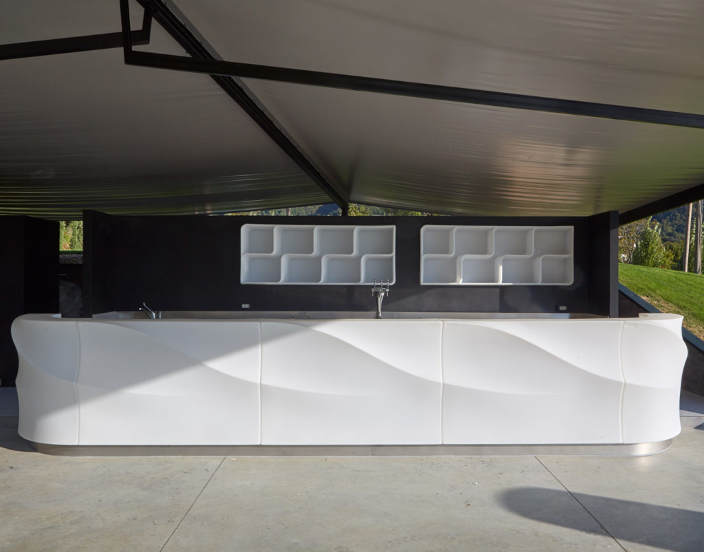 Comptoir bar design Baraonda basic blanc Marque MyYour