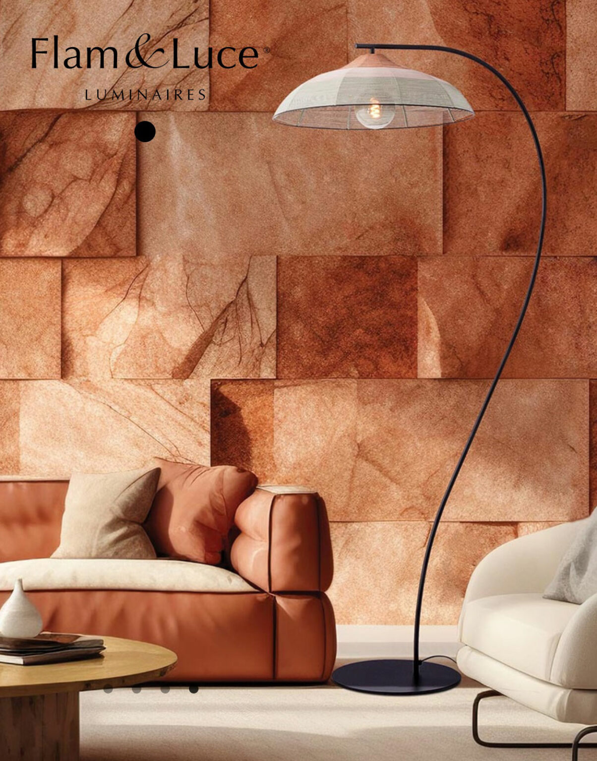 Lampadaire LMP Amila - Marque Flam & Luce - Mobilier Luminaire Bureau